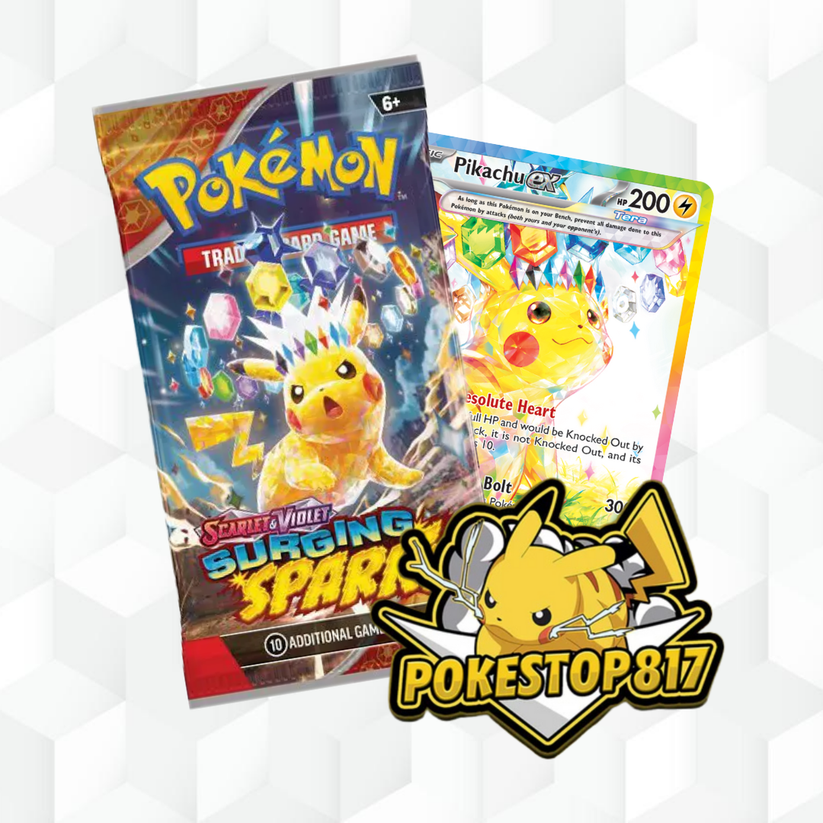 Surging Sparks (ENG): Pokémon Booster Pack/ETB – POKESTOP817